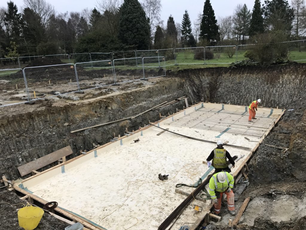 Works commence on site - Superstructures